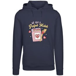 F4NT4STIC Hoodie We Are A Perfect Match Love in marineblau | Gr.: M