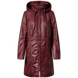 CBL Damen Lederjacke in dunkelrot | Gr.: 40