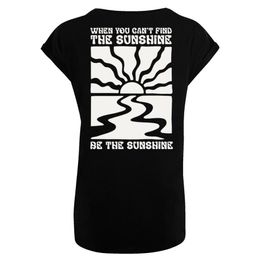 F4NT4STIC Extended Shoulder T-Shirt Be The Sunshine in schwarz | Gr.: 5XL