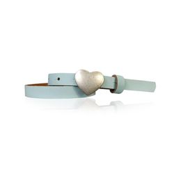 Fronhofer Ledergürtel in Aqua | Gr.: 70 cm