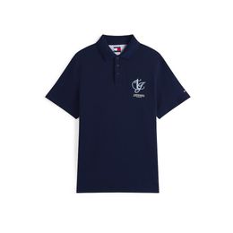 Tommy Jeans Poloshirt Herren Gr&ouml;&szlig;e S camel / navy / hellblau