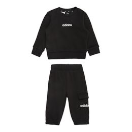adidas Sportswear Trainingsanzug Jungen Größe 98 schwarz / weiß