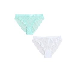 next Slip Damen Gr&ouml;&szlig;e XL mint / wei&szlig;