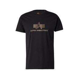 Alpha Industries T-Shirt Herren Größe S gold / schwarz