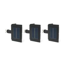 Tchibo - 3 Solar-Dachrinnenleuchten - 12x10x5,5cm - schwarz - Kunststoff