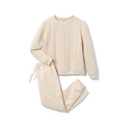 Tchibo - Hausanzug - Damen - Gr. S - creme