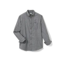 Tchibo - Flanell-Hemd - Herren - Gr. M - hellgrau/kariert