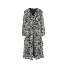 Tchibo - Kleid mit Print - Damen - Gr. 44 - schwarz