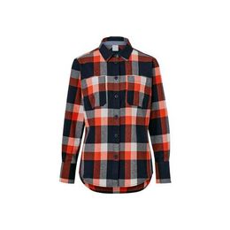 Tchibo - Karo-Bluse - Damen - Gr. 38 - dunkelblau/kariert