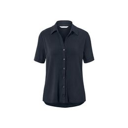 Tchibo - Blusenshirt mit Knopfleiste - Damen - Gr. XL - dunkelblau