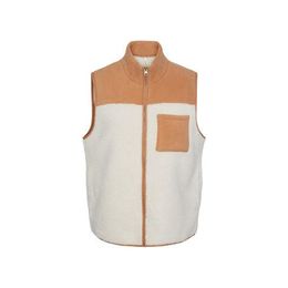 Tchibo - Teddy-Weste - Damen - Gr. 34 - cognac