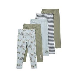 Tchibo - 5 Kinder-Leggings - Herren - Gr. 122/128 - dunkelblau/print