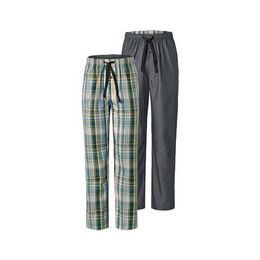 Tchibo - 2 Relaxhosen - Herren - Gr. M - anthrazit/kariert