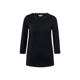 Tchibo - Shirt mit 3/4-Arm - Damen - Gr. L - schwarz