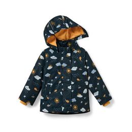 Tchibo - Kleinkind-Thermo-Regenjacke - Herren - Gr. 122/128 - dunkelblau/print