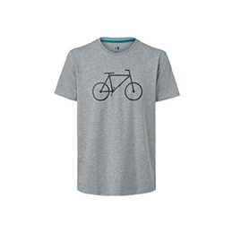 Tchibo - Funktions-T-Shirt - Herren - Gr. S - grau/print