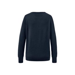 Tchibo - Merino-Feinstrickpullover - Damen - Gr. L - dunkelblau
