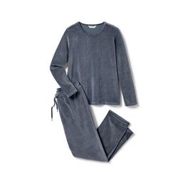 Tchibo - Nicki-Pyjama - Damen - Gr. XL - blau