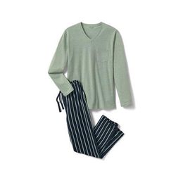 Tchibo - Pyjama - Herren - Gr. L - dunkelblau/gestreift