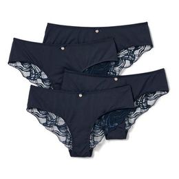 Tchibo - 4 Brazilslips - Damen - Gr. L - dunkelblau