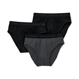 Tchibo - 3 Slips - Herren - Gr. S/4 - schwarz