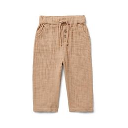 Tchibo - Kinder-Musselin-Hose - Baby - Gr. 62/68 - beige