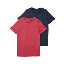 Tchibo - 2 Kinder-T-Shirts - Jungen - Gr. 170/176 - dunkelblau
