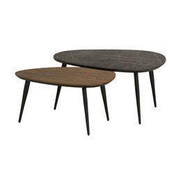 U.N.O uno Couchtisch 2er Set Dortmund holzfarben Ma&szlig;e (cm): B: 60 H: 45 Tische > Couchtische > Couchtische nach Material &raquo; Sofa DE
