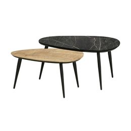 U.N.O uno Couchtisch 2er Set Dortmund holzfarben Ma&szlig;e (cm): B: 60 H: 45 Tische > Couchtische > Couchtische nach Material &raquo; Sofa DE