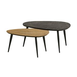 U.N.O uno Couchtisch 2er Set Dortmund holzfarben Ma&szlig;e (cm): B: 60 H: 45 Tische > Couchtische > Couchtische nach Material &raquo; Sofa DE