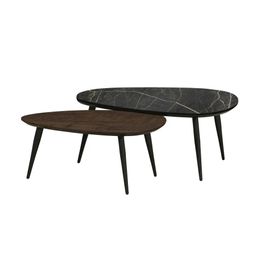 U.N.O uno Couchtisch 2er Set XL Dortmund holzfarben Ma&szlig;e (cm): B: 75 H: 45 Tische > Couchtische > Couchtische nach Material &raquo; Sofa DE