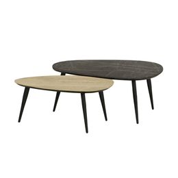 U.N.O uno Couchtisch 2er Set XL Dortmund holzfarben Ma&szlig;e (cm): B: 75 H: 45 Tische > Couchtische > Couchtische nach Material &raquo; Sofa DE