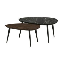 U.N.O uno Couchtisch 2er Set Dortmund holzfarben Ma&szlig;e (cm): B: 60 H: 45 Tische > Couchtische > Couchtische nach Material &raquo; Sofa DE