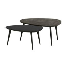 U.N.O uno Couchtisch 2er Set Dortmund schwarz Ma&szlig;e (cm): B: 60 H: 45 Tische > Couchtische > Couchtische nach Material &raquo; Sofa DE