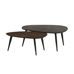 U.N.O uno Couchtisch 2er Set XL Dortmund holzfarben Ma&szlig;e (cm): B: 75 H: 45 Tische > Couchtische > Couchtische nach Material &raquo; Sofa DE