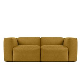 KONSIMO Einzelsofa Buffo gelb Ma&szlig;e (cm): B: 210 H: 73 Sofas > Sofas nach Material > Stoffsofas &raquo; Sofa DE
