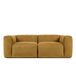 KONSIMO Einzelsofa Buffo gelb Ma&szlig;e (cm): B: 210 H: 73 Sofas > Sofas nach Material > Stoffsofas &raquo; Sofa DE