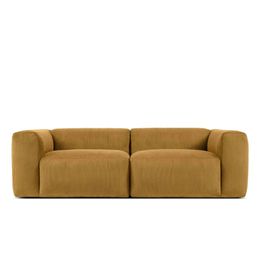 KONSIMO Einzelsofa Buffo gelb Ma&szlig;e (cm): B: 250 H: 73 Sofas > Sofas nach Material > Stoffsofas &raquo; Sofa DE