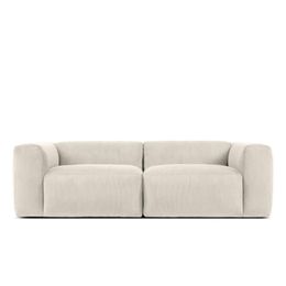 KONSIMO Einzelsofa Buffo creme Ma&szlig;e (cm): B: 250 H: 73 Sofas > Sofas nach Material > Stoffsofas &raquo; Sofa DE