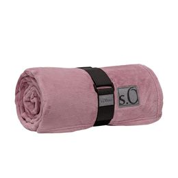 s.Oliver Kuscheldecke Kuschelsoft rosa/pink Synthetik Ma&szlig;e (cm): B: 150 Accessoires > Decken > Wohndecken &raquo; Sofa DE