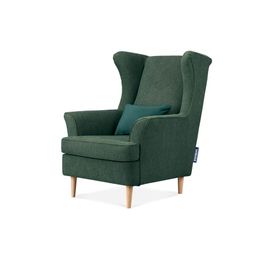 KONSIMO Ohrensessel Stralis blau Ma&szlig;e (cm): B: 82 H: 108 Sessel & Hocker > Sessel nach Material > Stoff Sessel &raquo; Sofa DE