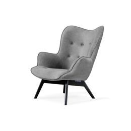 KONSIMO Sessel Glori grau Ma&szlig;e (cm): B: 78 H: 94 Sessel & Hocker > Sessel nach Material > Stoff Sessel &raquo; Sofa DE
