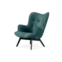 KONSIMO Sessel Glori blau Ma&szlig;e (cm): B: 78 H: 94 Sessel & Hocker > Sessel nach Material > Stoff Sessel &raquo; Sofa DE