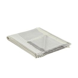 Plaid Dezent grau Synthetik Ma&szlig;e (cm): B: 130 Accessoires > Decken > Plaids &raquo; Sofa DE