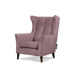 KONSIMO Sessel Salis rosa/pink Ma&szlig;e (cm): B: 80 H: 105 Sessel & Hocker > Sessel nach Material > Stoff Sessel &raquo; Sofa DE