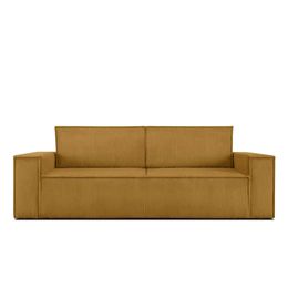 KONSIMO Einzelsofa Napi gelb Ma&szlig;e (cm): B: 244 H: 89 Sofas > Sofas nach Material > Stoffsofas &raquo; Sofa DE