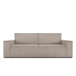 KONSIMO Einzelsofa Napi beige Ma&szlig;e (cm): B: 244 H: 89 Sofas > Sofas nach Material > Stoffsofas &raquo; Sofa DE