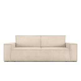 KONSIMO Einzelsofa Napi creme Ma&szlig;e (cm): B: 244 H: 89 Sofas > Sofas nach Material > Stoffsofas &raquo; Sofa DE