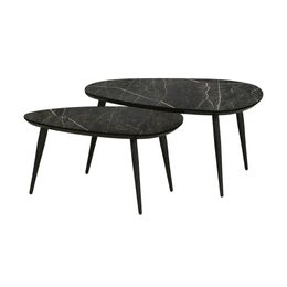 U.N.O uno Couchtisch 2er Set Dortmund grau Ma&szlig;e (cm): B: 60 H: 45 Tische > Couchtische > Couchtische nach Material &raquo; Sofa DE
