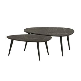 U.N.O uno Couchtisch 2er Set XL Dortmund grau Ma&szlig;e (cm): B: 75 H: 45 Tische > Couchtische > Couchtische nach Material &raquo; Sofa DE